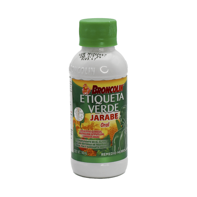 Broncolin Etiqueta Verde Jarabe 140 ml - Farmacias Gi | Mejoramos tu salud, elevando tu calidad ...