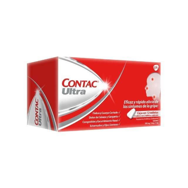 Contac 12 Tabletas - Farmacias Gi | Mejoramos tu salud, elevando tu ...