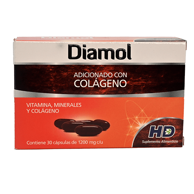 Diamol con Colágeno 30 Cápsulas - Farmacias Gi | Mejoramos tu salud ...