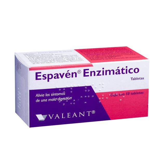 Espavén Enzimático 50 Tabletas - Farmacias Gi | Mejoramos tu salud ...