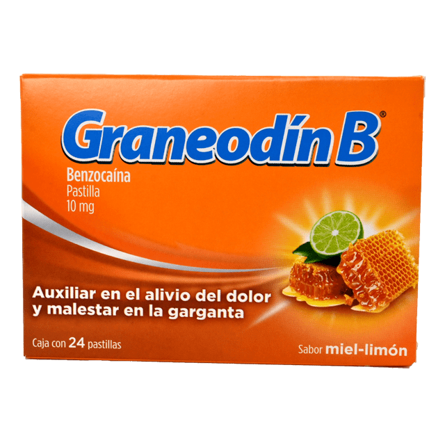 GRANEODIN B MIEL LIMON PASTILLAS C/24 - Farmacias Gi | Mejoramos tu ...