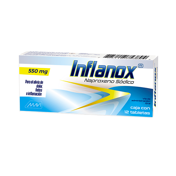 Inflanox 12 Tabletas - Farmacias Gi | Mejoramos tu salud, elevando tu ...