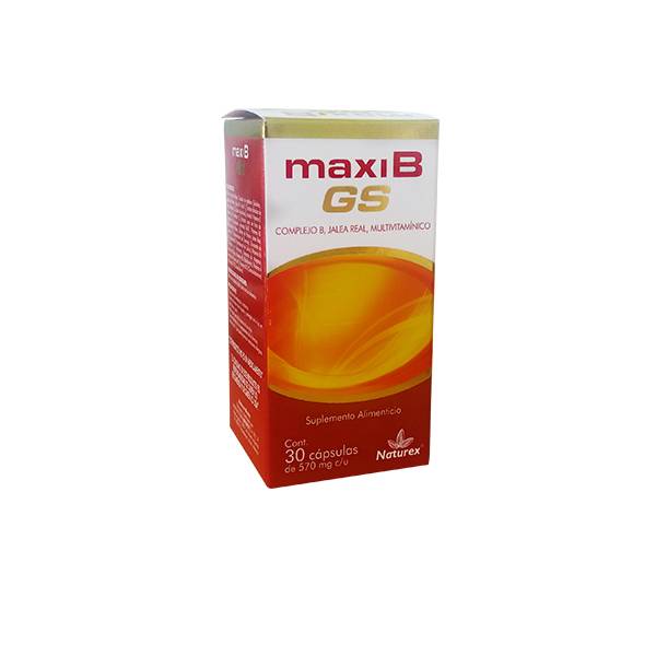 Maxi B-GS 30 Cápsulas | Farmacias Gi