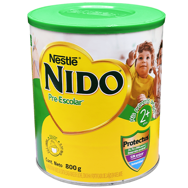 Nido pre-escolar 2+ pvo c/800 gr - Farmacias Gi | Mejoramos tu salud, elevando tu calidad de vida