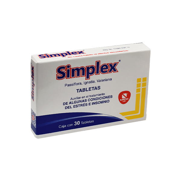 Simplex 30 Tabletas - Farmacias Gi | Mejoramos tu salud, elevando tu ...