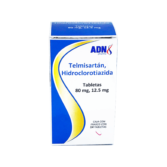 Telmisartán / Hidroclorotiazida 80 mg / 12.5 mg - Farmacias Gi ...