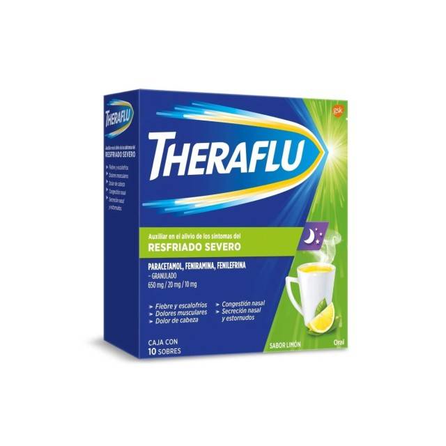 Theraflu 10 Sobres Granulado - Farmacias Gi | Mejoramos tu salud ...